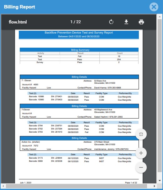Billing Report – iDataCollect Help Desk