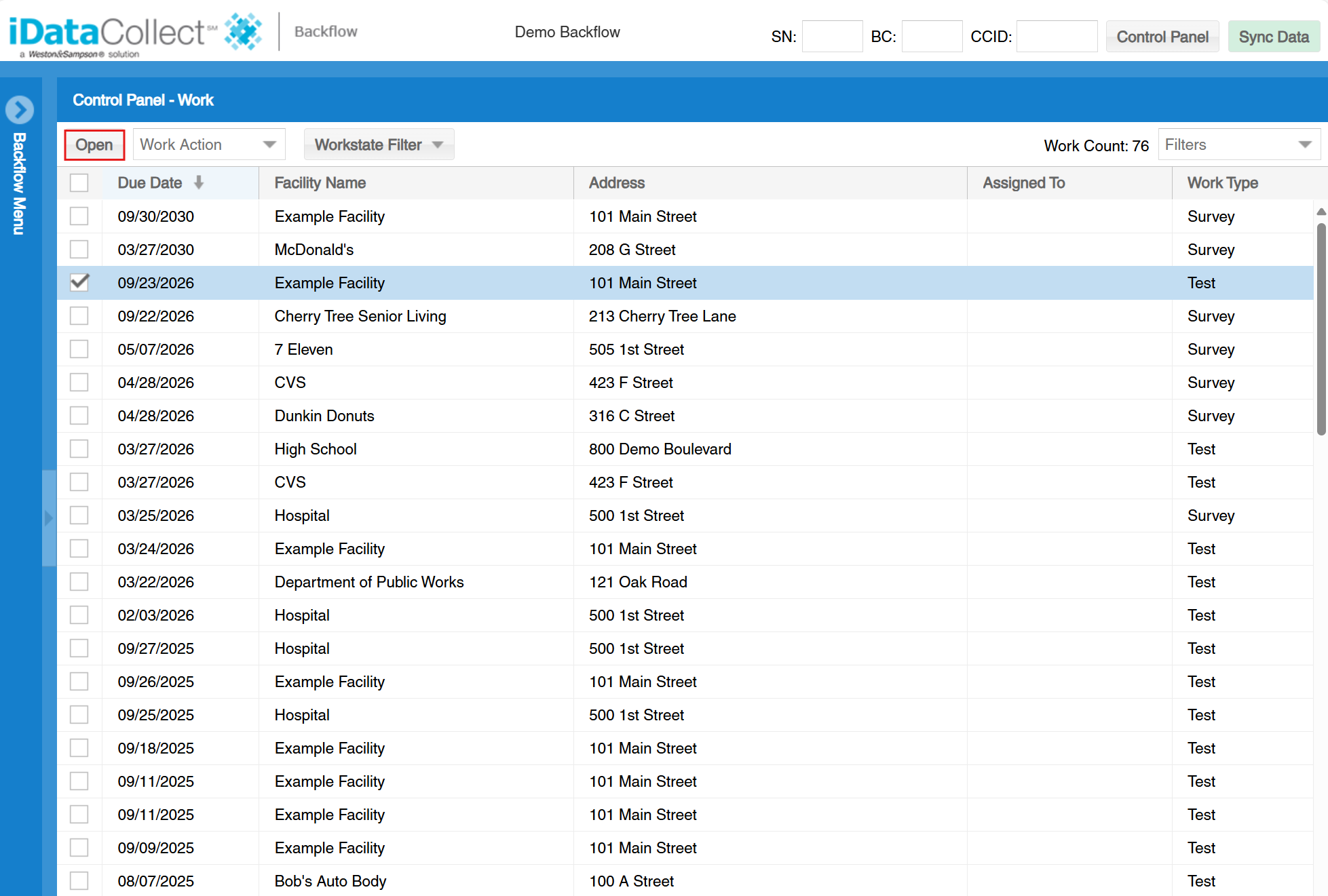 Perform a Test – iDataCollect Help Desk