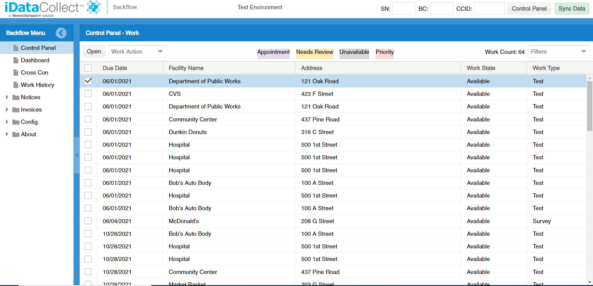 Work State – iDataCollect Help Desk