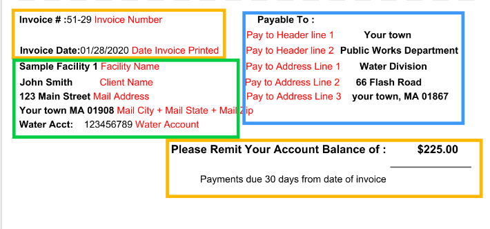 Invoice Layout – wsOne Help Desk